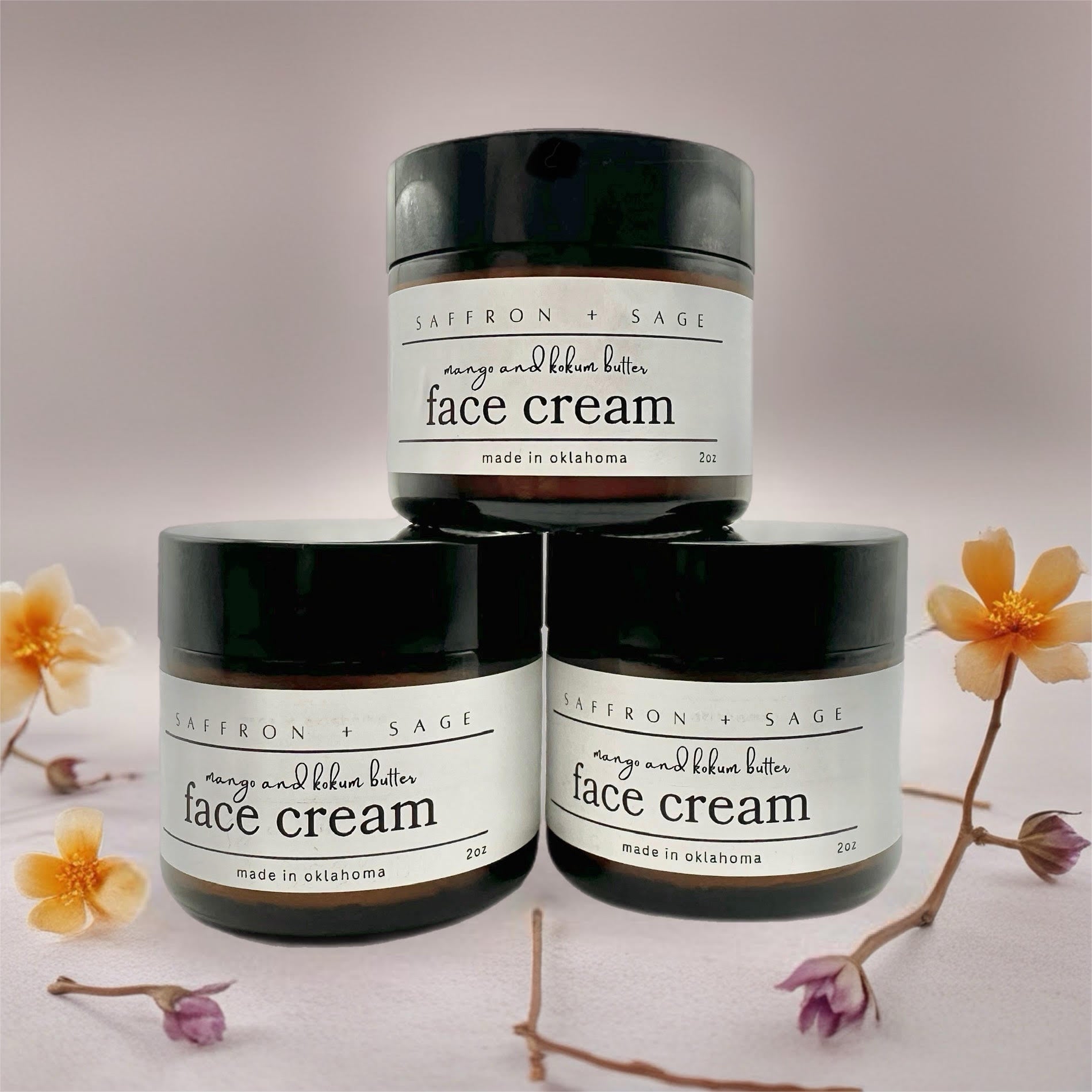 Mango & Kokum Butter Face Cream – Saffron + Sage Co